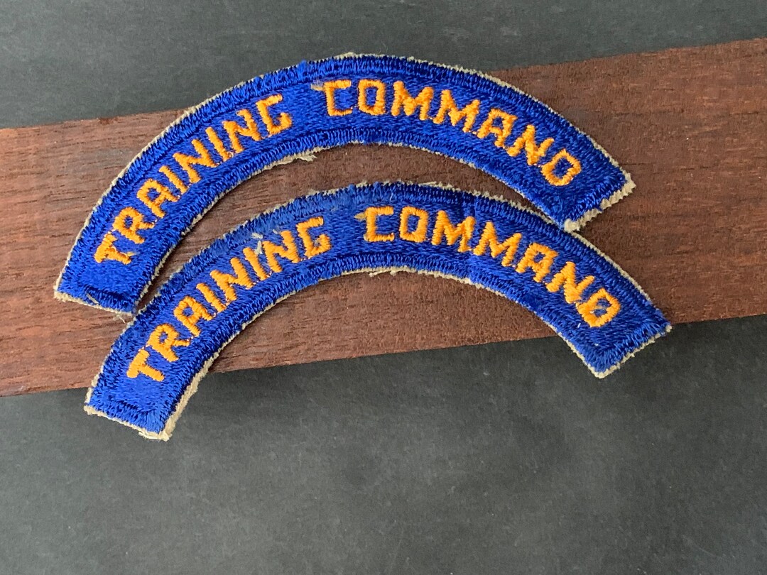 Original WWII US Military Shoulder Patches Training Command Set of Two ...
