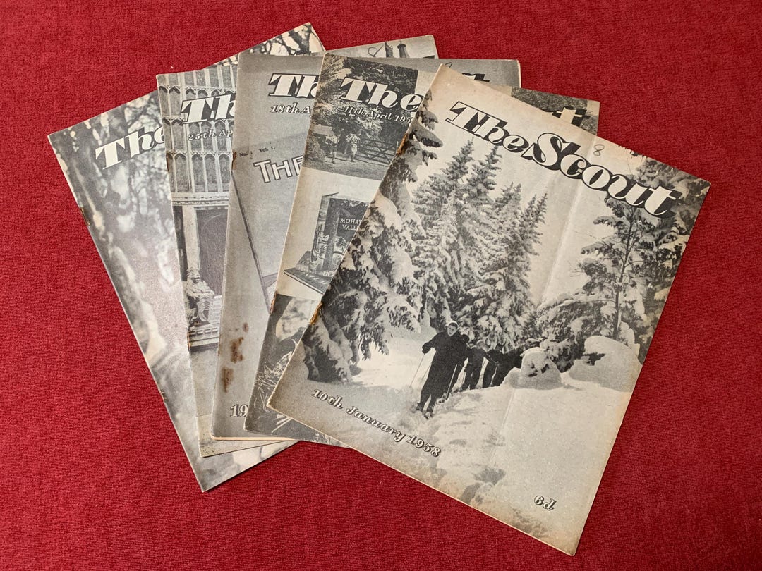 5 X the Scout Magazine From 1958 - Etsy