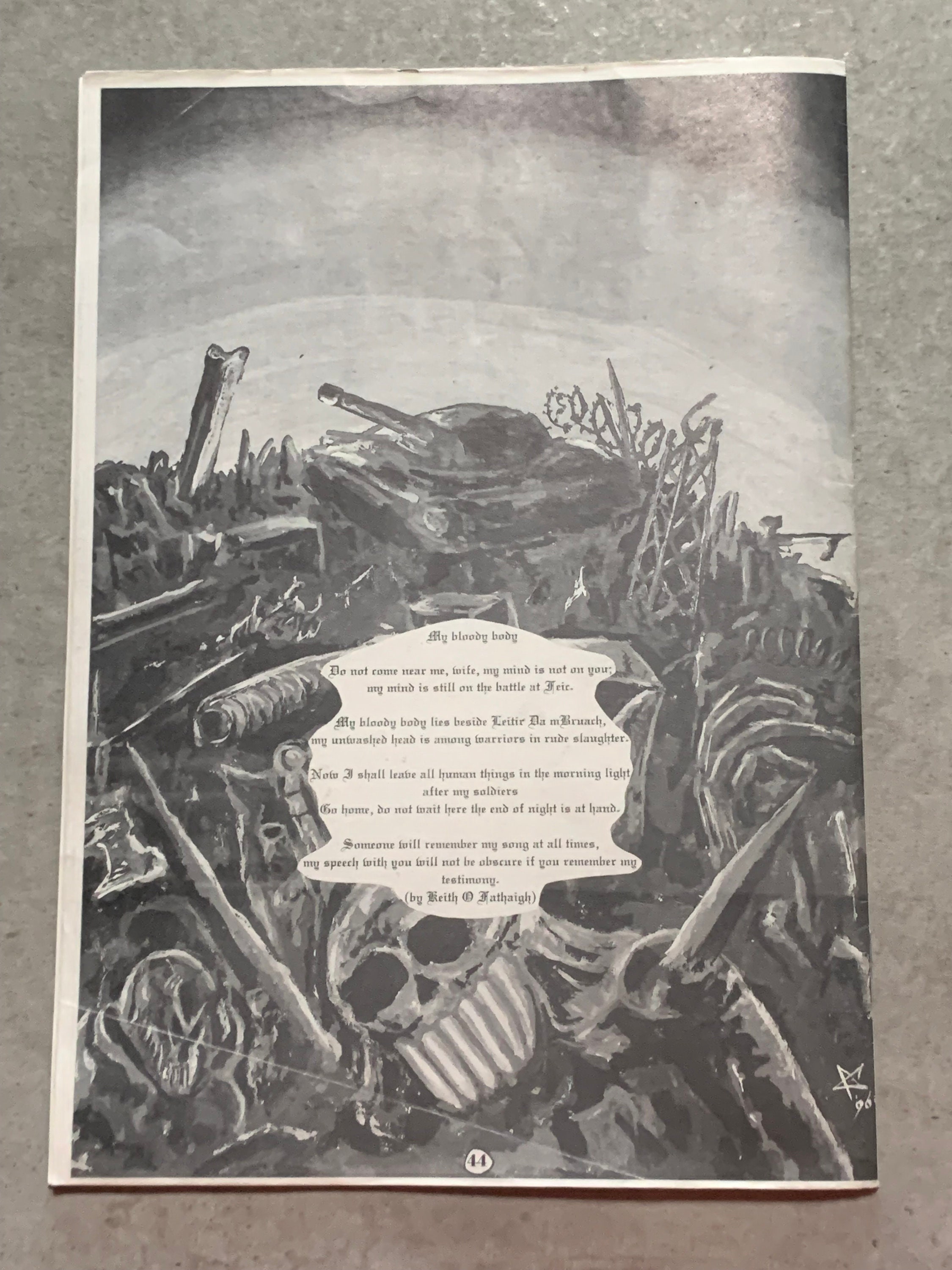 Rare 90s Underground Metal Zine THE NEW AEON 2 Second Arcanum - Etsy