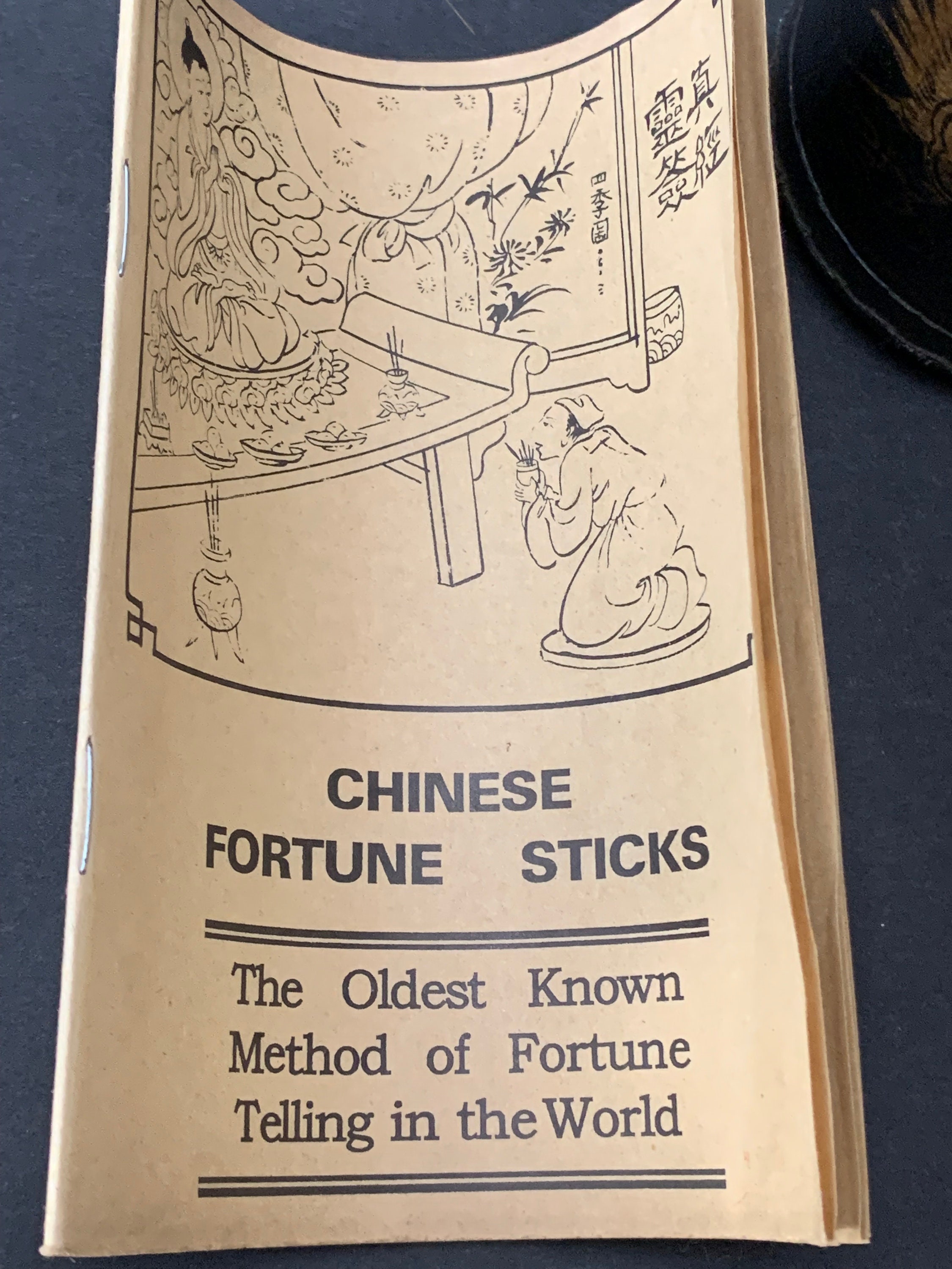 Vintage Set of Traditional Chinese Fortune Sticks With Dragon - Etsy