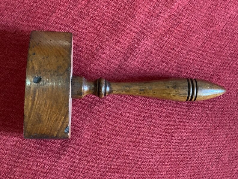 Vintage Turned Wood Masonic Gavel 21.5cm Length - Etsy UK