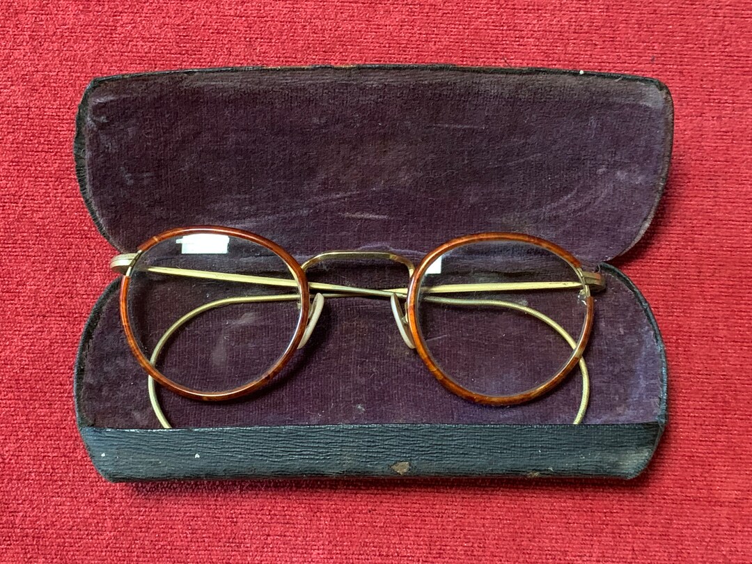 Antique Spectacles With Gold Metal and Tortoise Shell Frames - Etsy