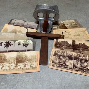 Antique Handheld Stereoscope Viewfinder by Underwood & - Etsy