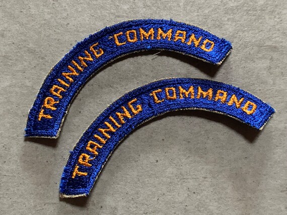 Original WWII US Military Shoulder Patches Training Command - Etsy
