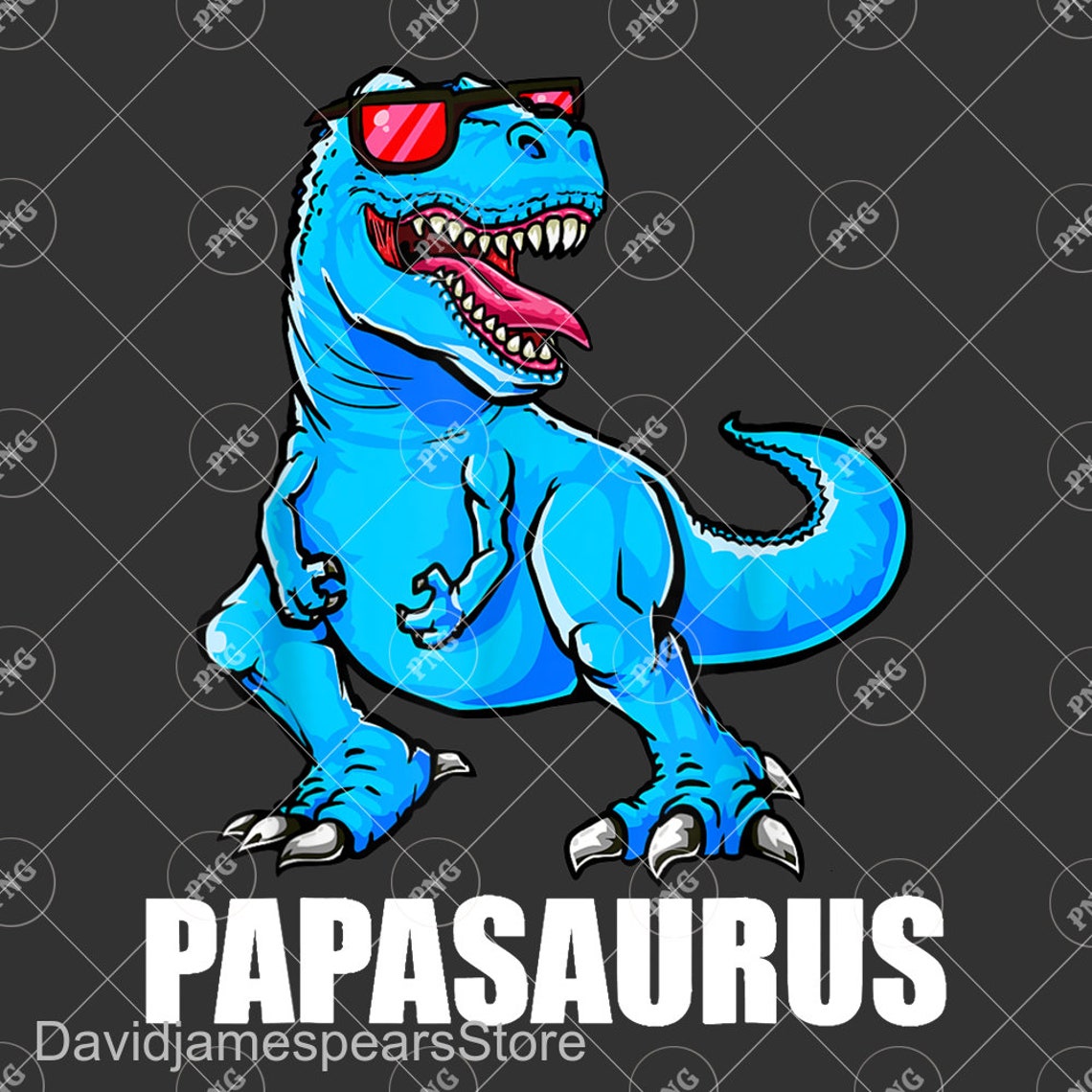 Diseño de archivo PNG Papasaurus Rex Para el Día del Padre | Etsy