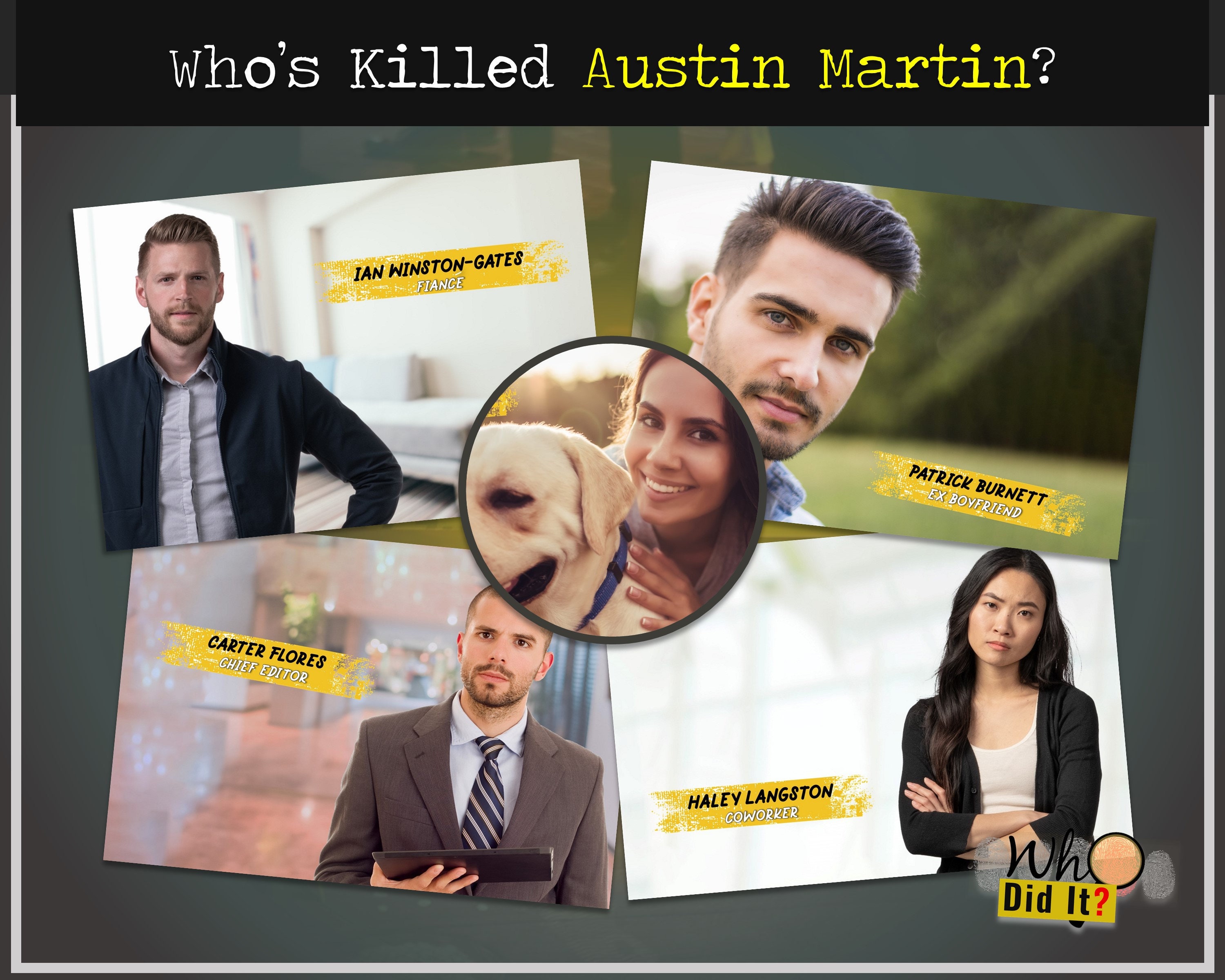 PRINTABLE Case File Detective Game, Instant Download PDF Murder Mystery ...