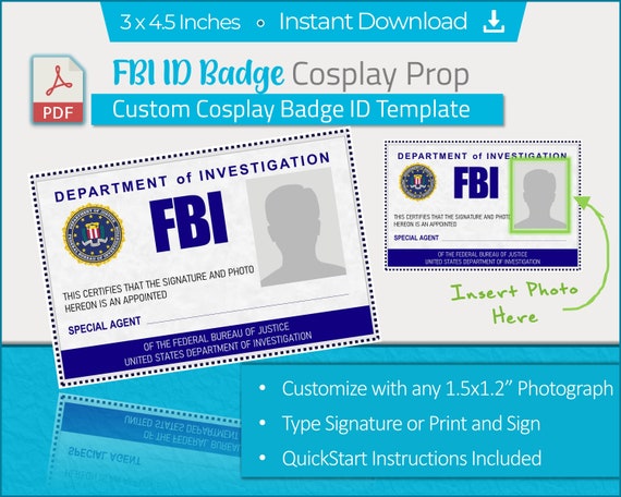 Fbi Id Card Maker
