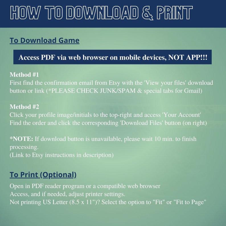 PRINTABLE Case File Detective Game Instant Download PDF - Etsy