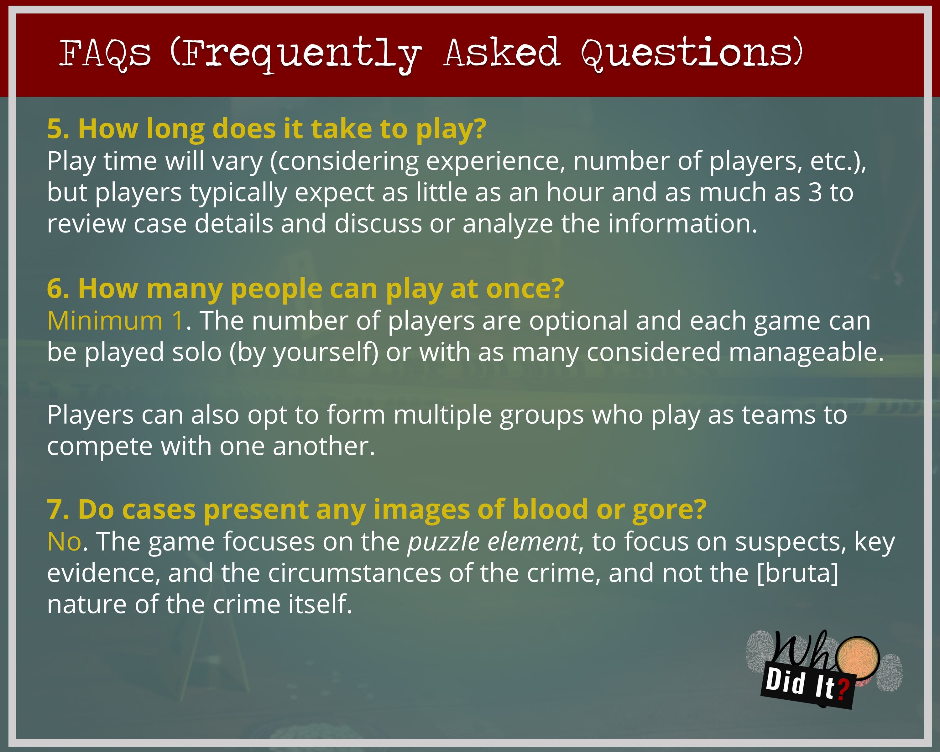 PRINTABLE Case File Detective Game, Instant Download PDF Murder Mystery ...