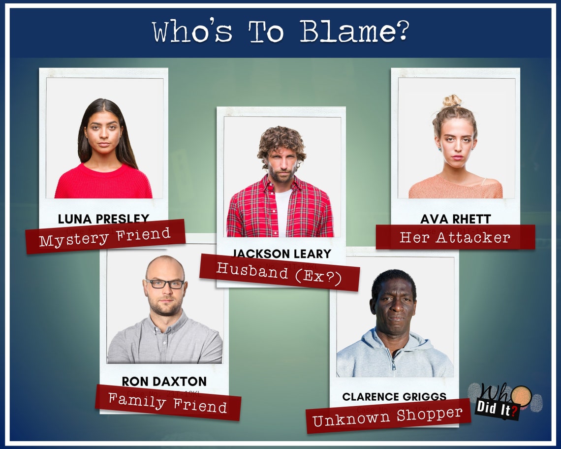 PRINTABLE Case File Detective Game Instant Download PDF - Etsy