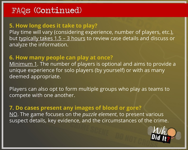 PRINTABLE Whodunnit Murder Mystery Game - Print Detective Case File and ...