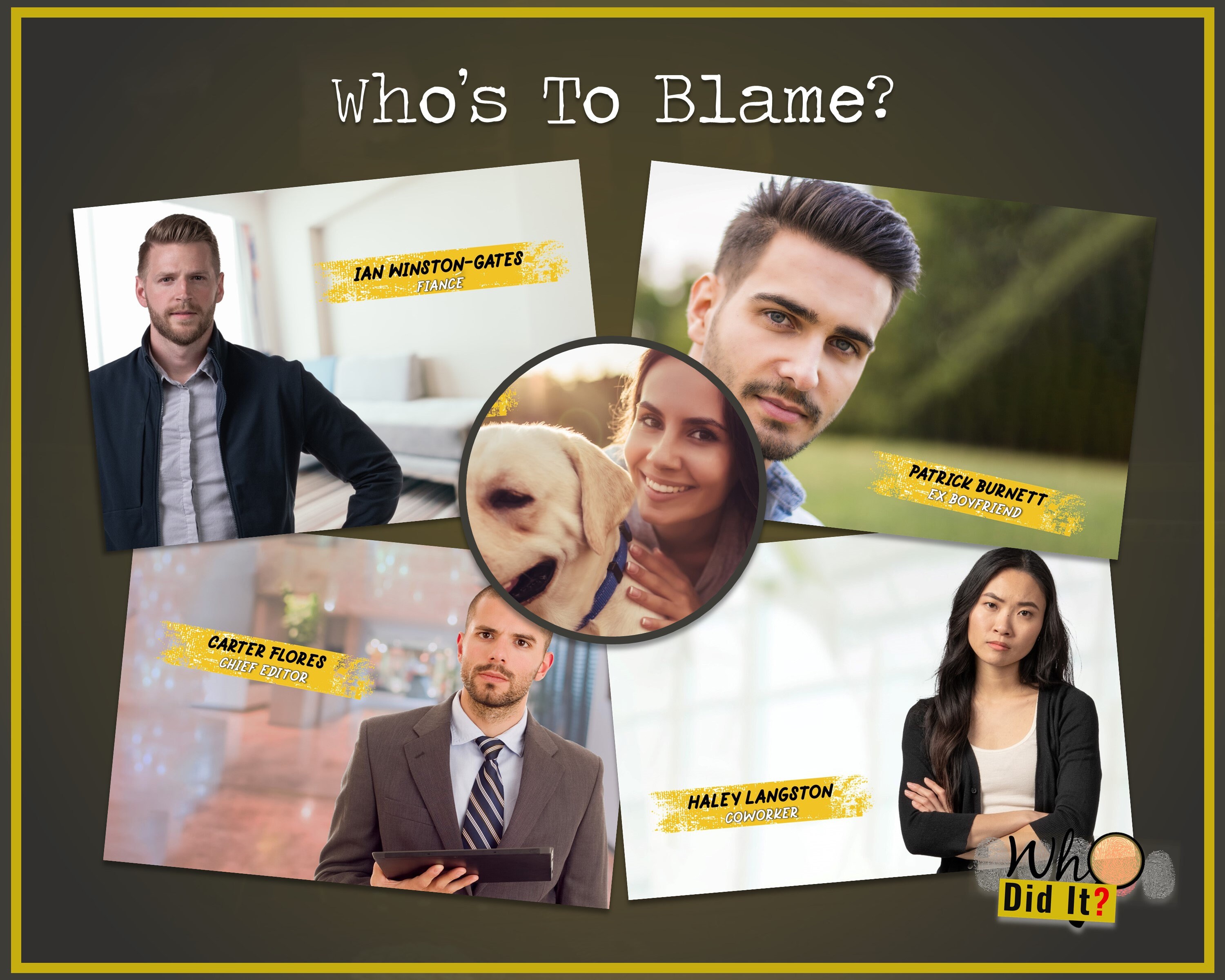 PRINTABLE Whodunnit Murder Mystery Game - Print Detective Case File and ...