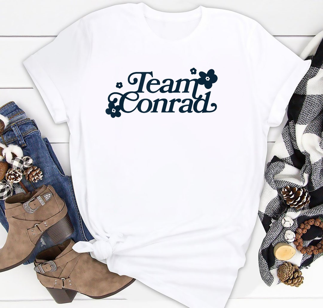 Team Conrad Floral T-shirt - Etsy