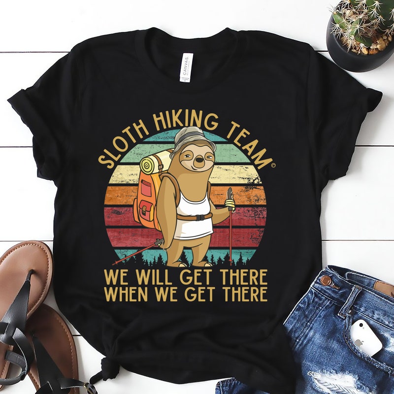 Sloth Hiking Team - Etsy