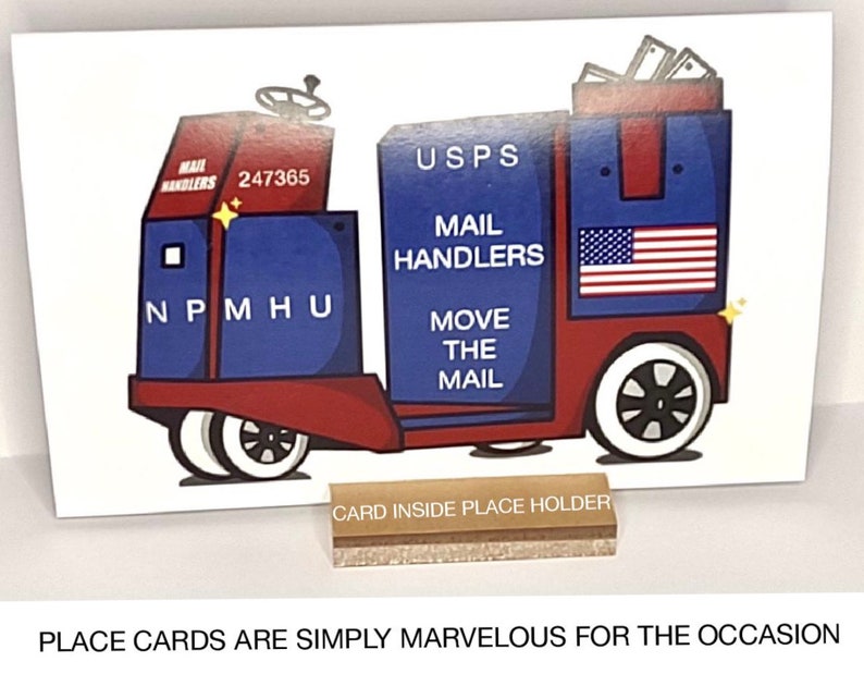 Mail Handlers Mule Card: USPS Postal Service Greeting Card - Etsy
