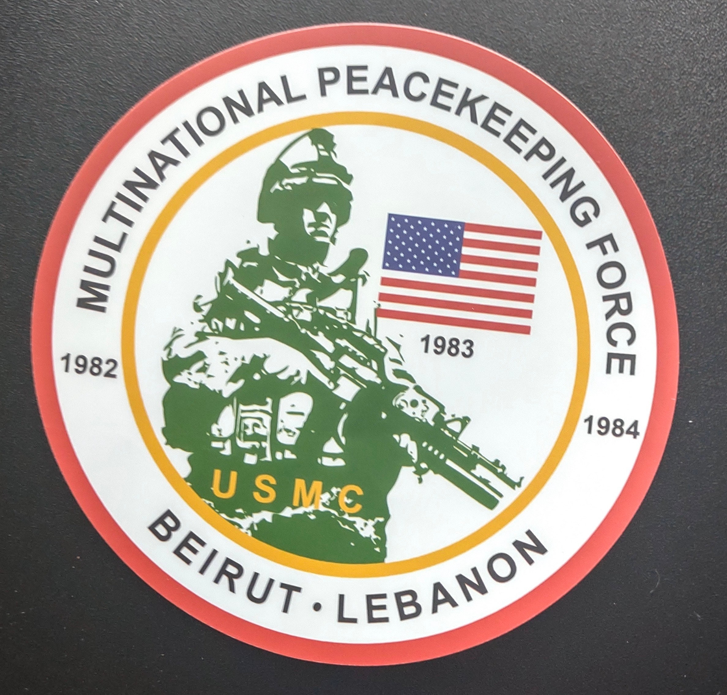 Beirut Lebanon 1982-1984 Memorial Package: Stickers, Cards & Coasters ...