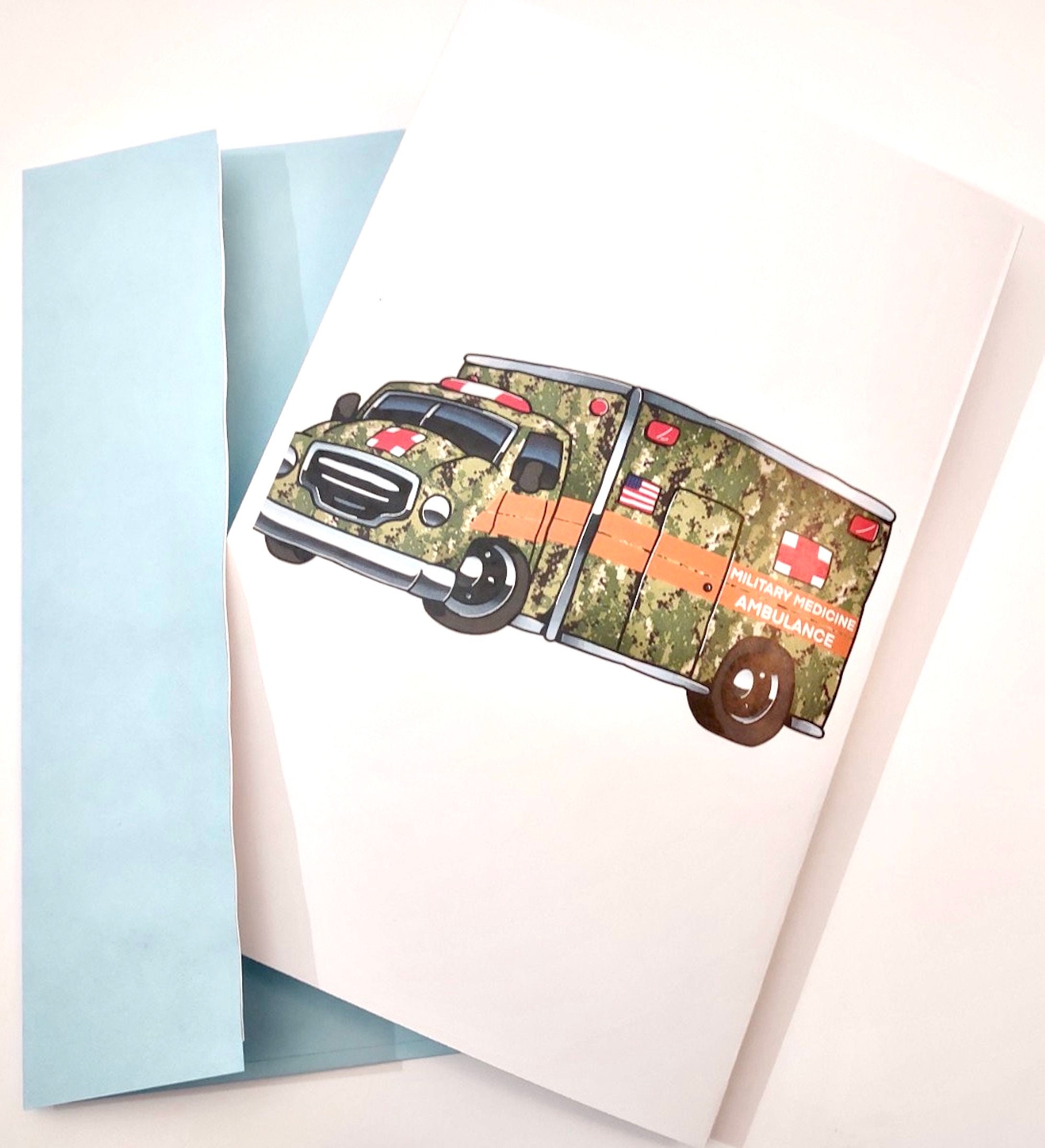 US Military Trauma Team Card Medical Doctor Charge Nurse Health ...