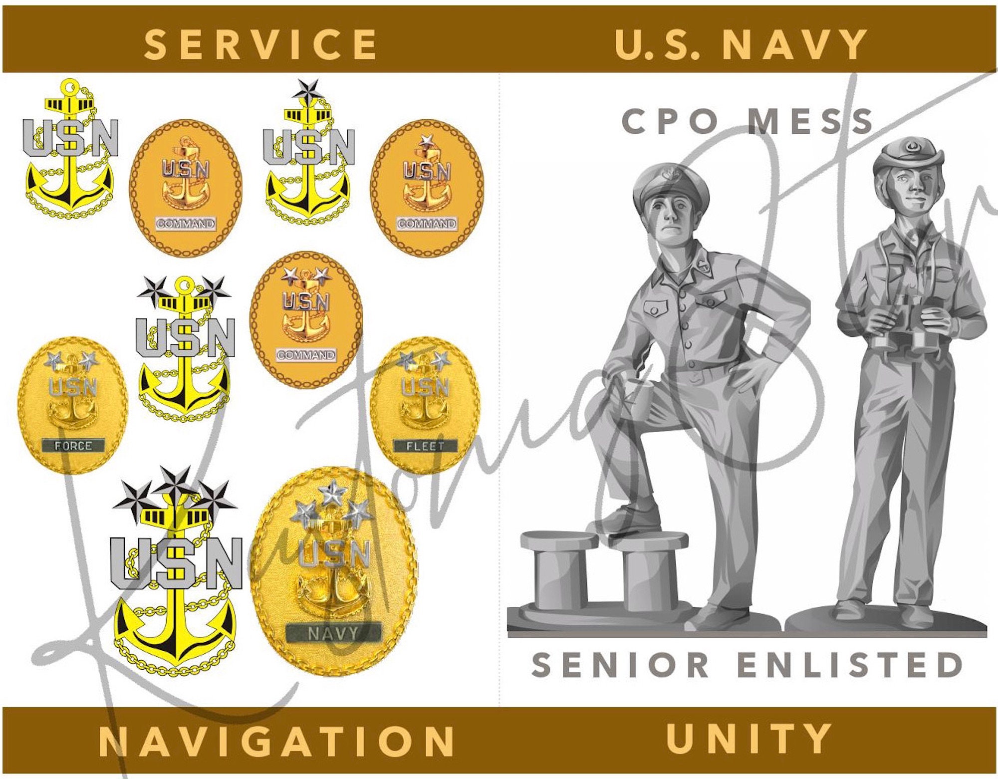 US Navy Chief Petty Officer Appreciation Card: CPO Retirement ...