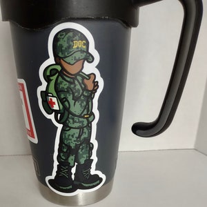 Medical 'doc' Sticker 5-pack: Military EMT, Corpsman, First Aid - Etsy