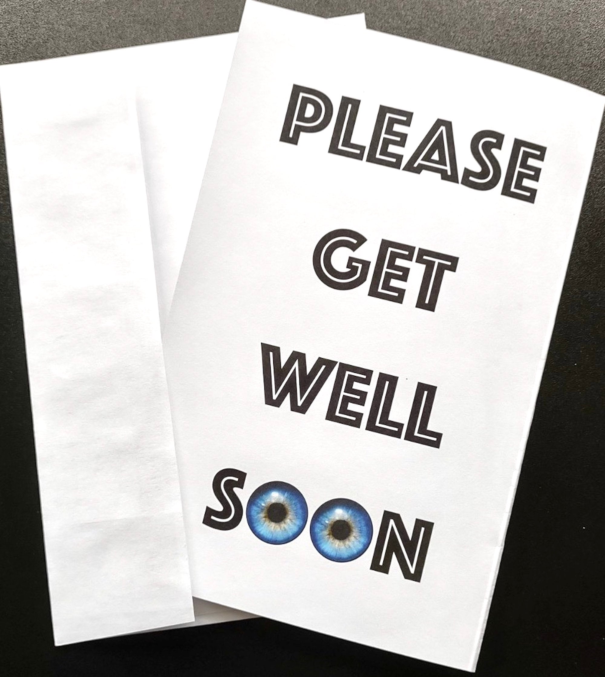 Get Well Soon Greeting Card: Family & Friend Support - Etsy