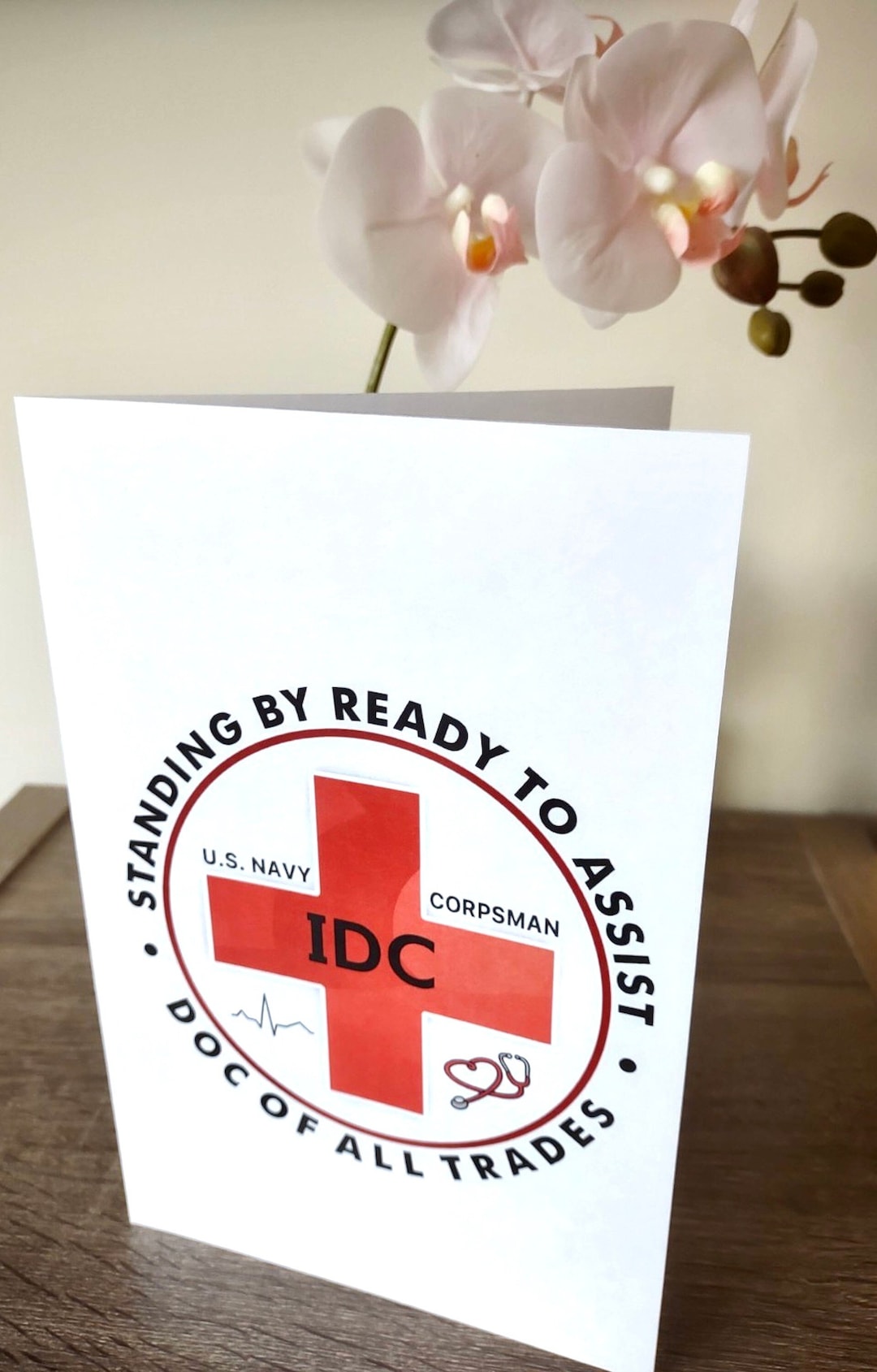 Navy IDC Corpsman Greeting Card: Appreciation Gift for USN Doc - Etsy