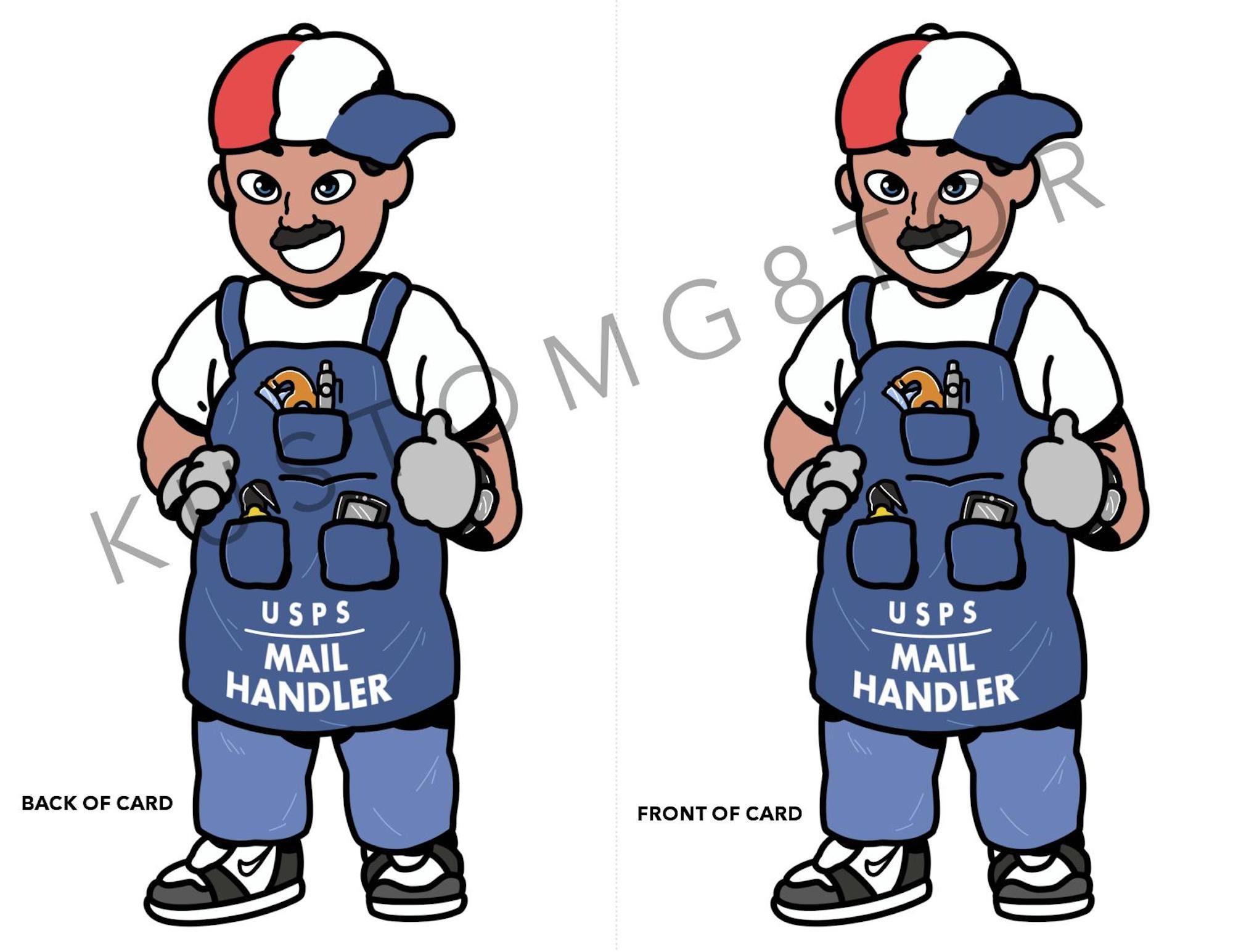 USPS Mail Handler Thank You Card: Postal Worker Appreciation - Etsy