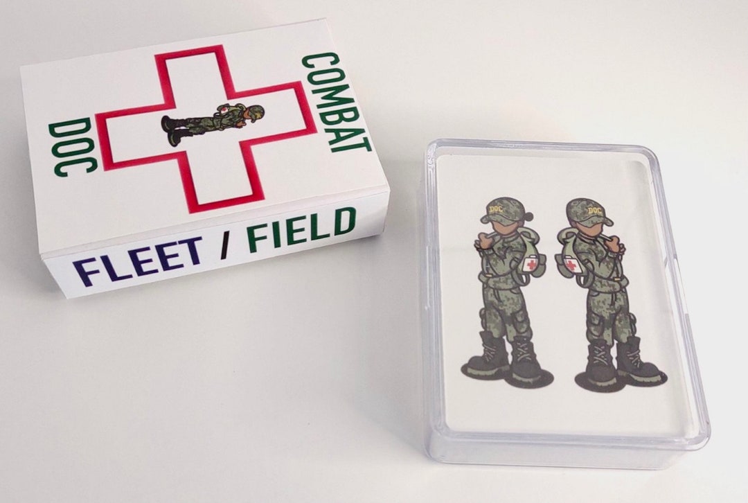 Combat Medic Playing Cards: Military Hospital Corpsman Deck - Etsy