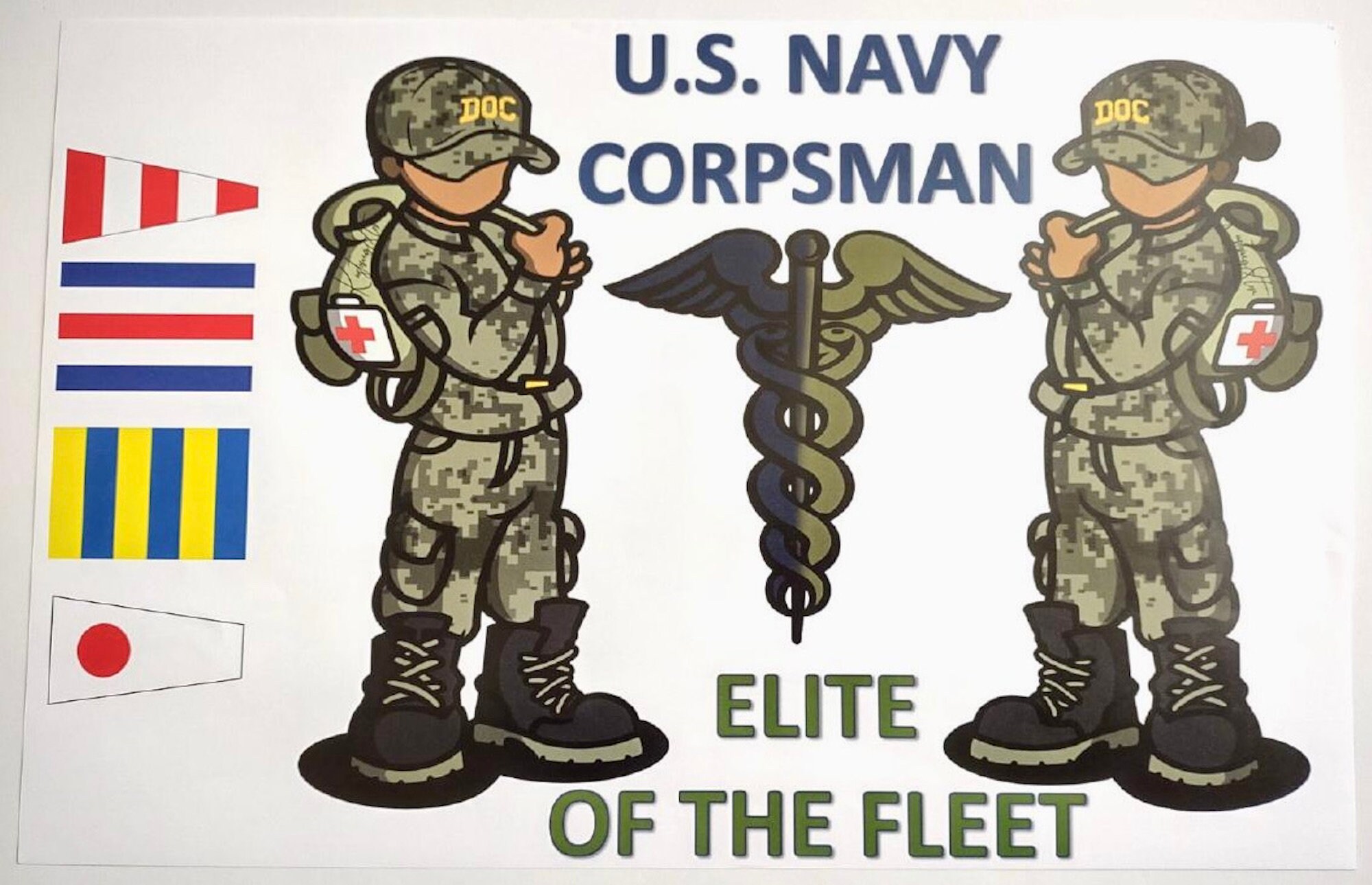 Navy Hospital Corpsman Certificate Basic Combat Medical Fleet ...