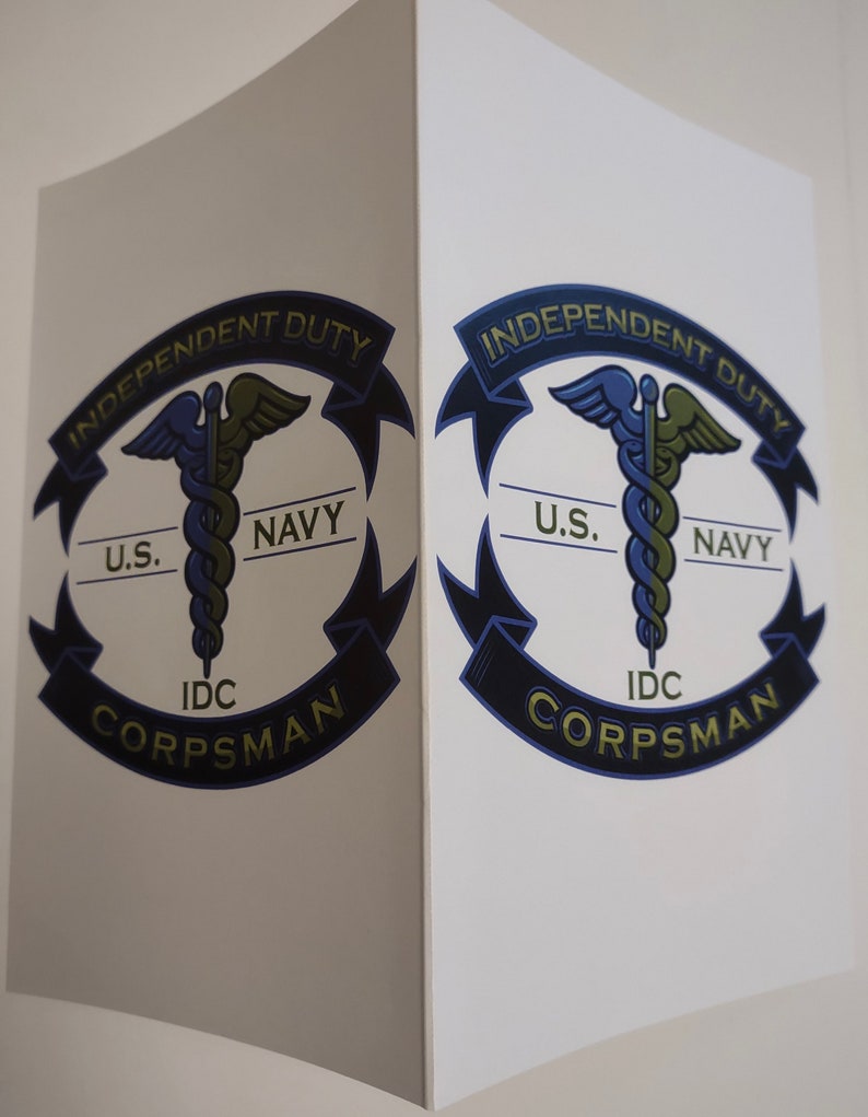US Navy IDC Corpsman Greeting Card: Appreciation Note - Etsy