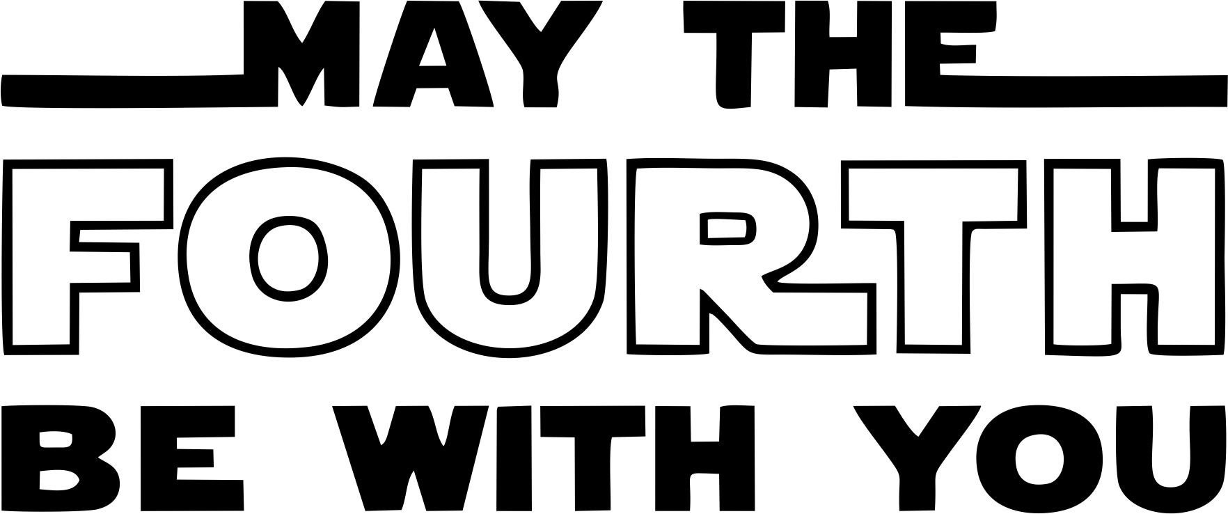 May the 4th Be With You SVG-PNG-JPG - Etsy