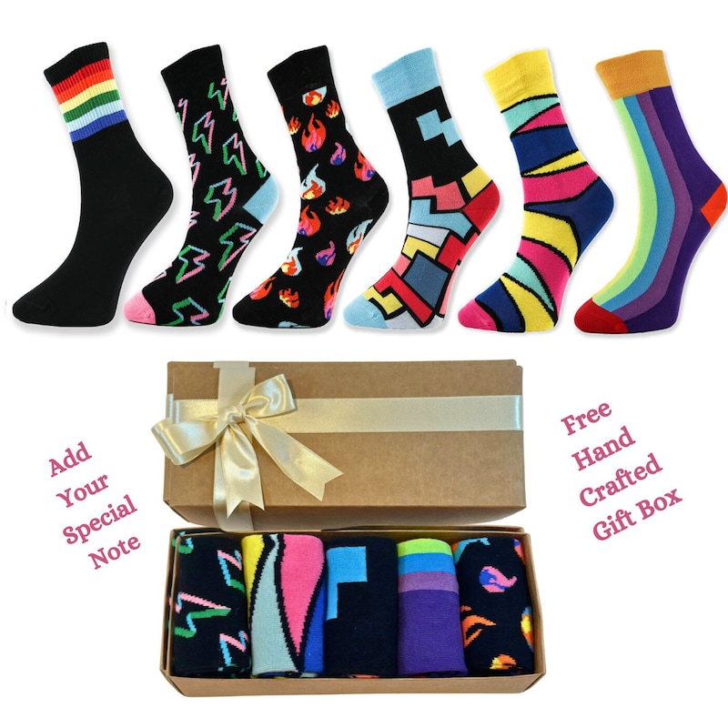 Colorful Socks - Etsy