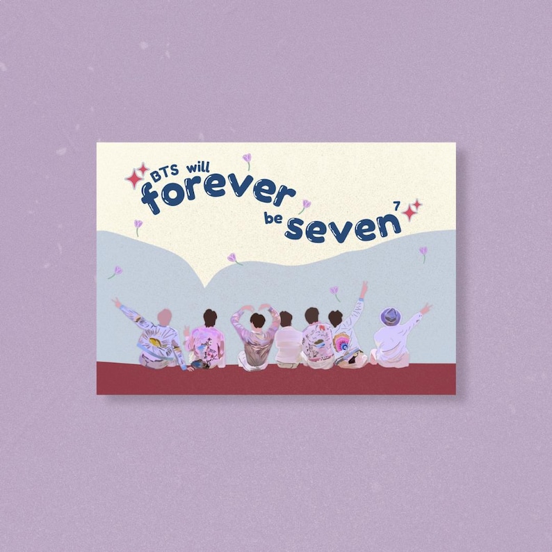 BTS Printable Postcards | Instant Download | Digital Download | BTS Fan ...