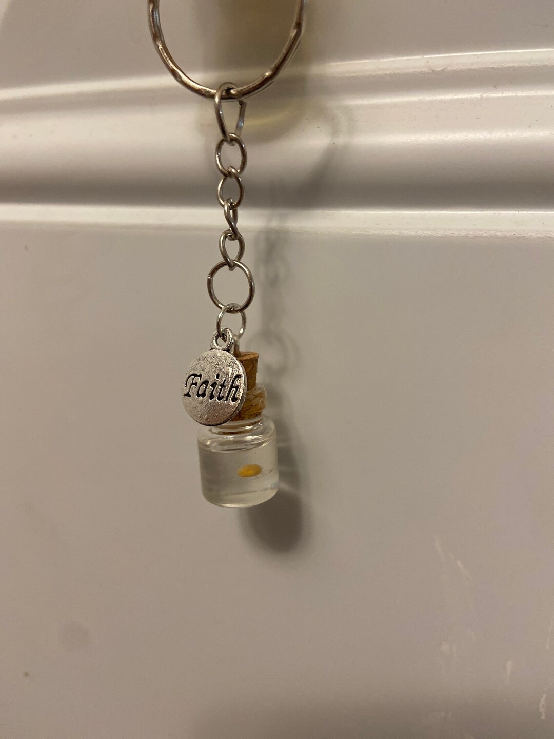 Mustard Seed Faith Keychain - Etsy
