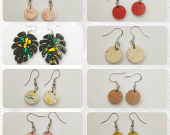 Jesmonite Earrings - Etsy