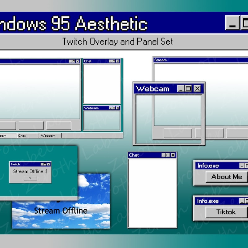 Windows 95 Retro Overlay - Etsy