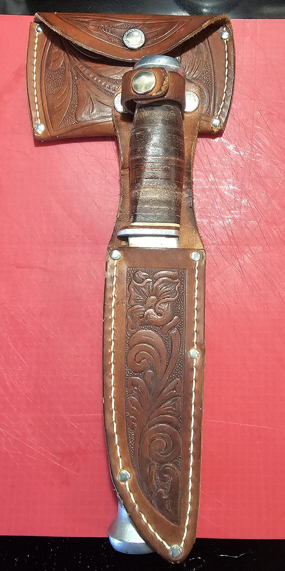 Vintage Kinfolks Knife and Hatchet Set - Etsy