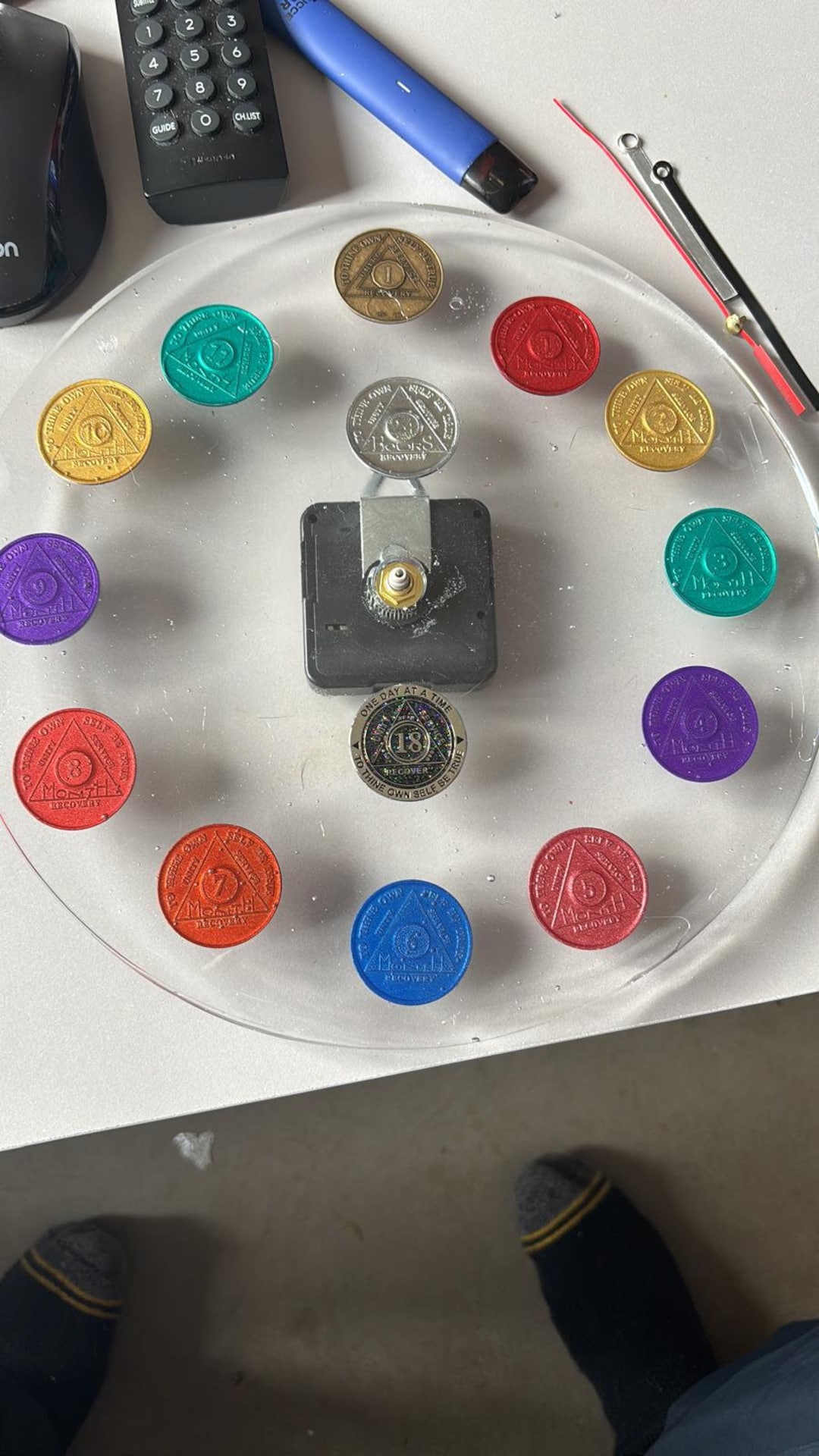 Resin Recovery Clock - Etsy