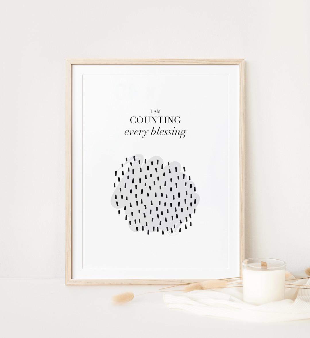 Christian Poster I Am Counting Every Blessing digital - Etsy