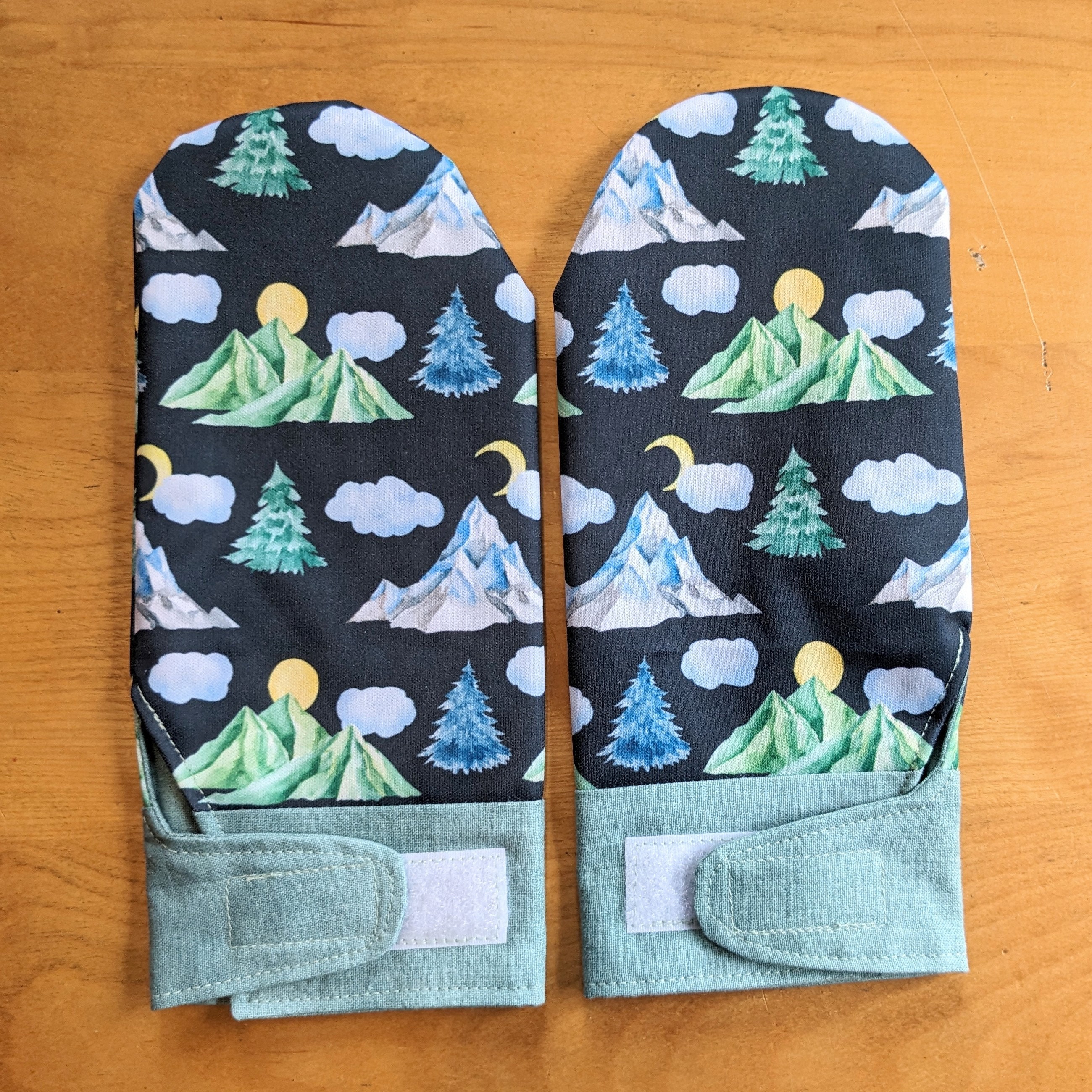 Waterproof Chewing Mittens: Adaptive Special Needs Youth Mittens - Etsy