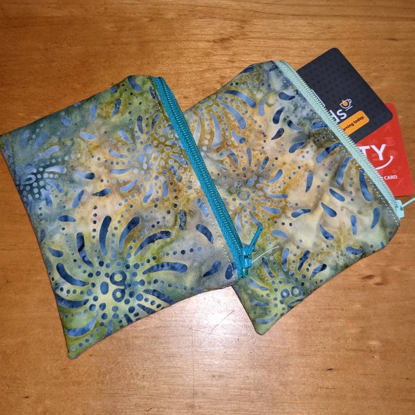 Zipper Card Pouch - Etsy