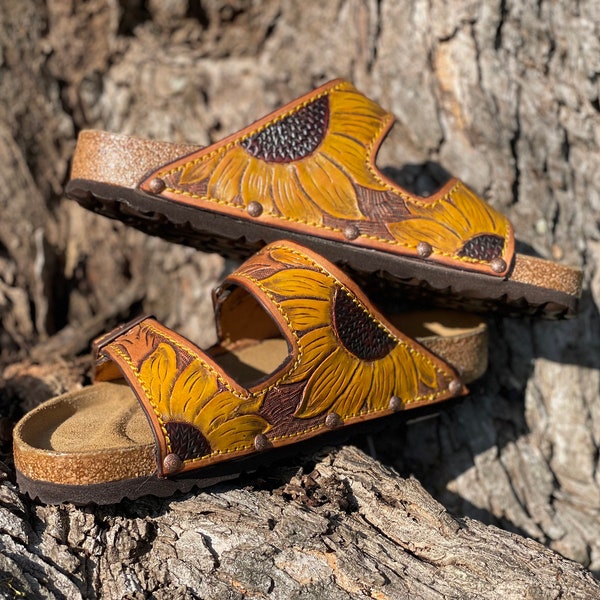 Hand Painted Sandals - Etsy