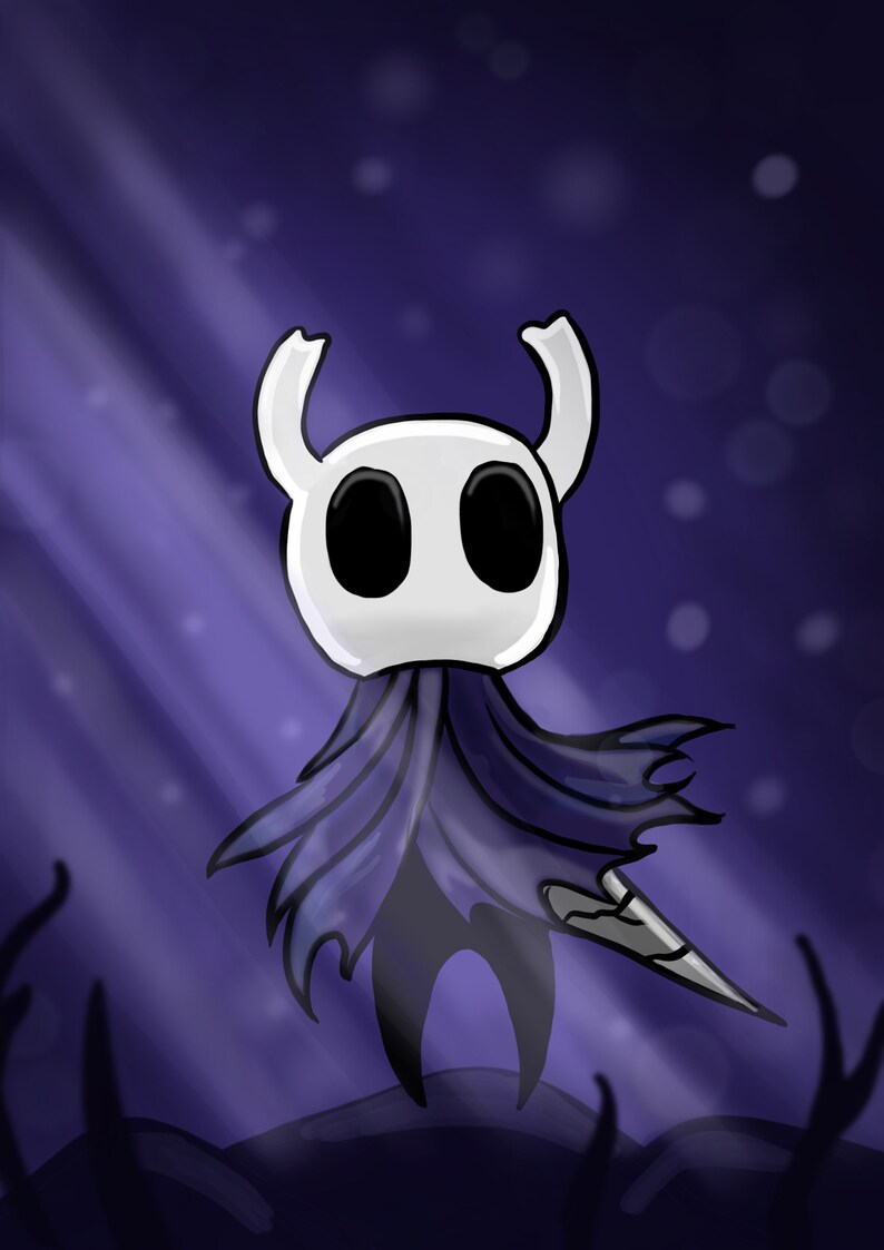 Hollow Knight Inspired Art Print Gaming Wall Art - Etsy