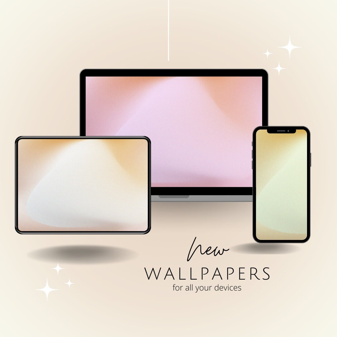 Desktop Wallpaper + 4 FREE Wallpaper Colour Versions | Glowy Radiant ...