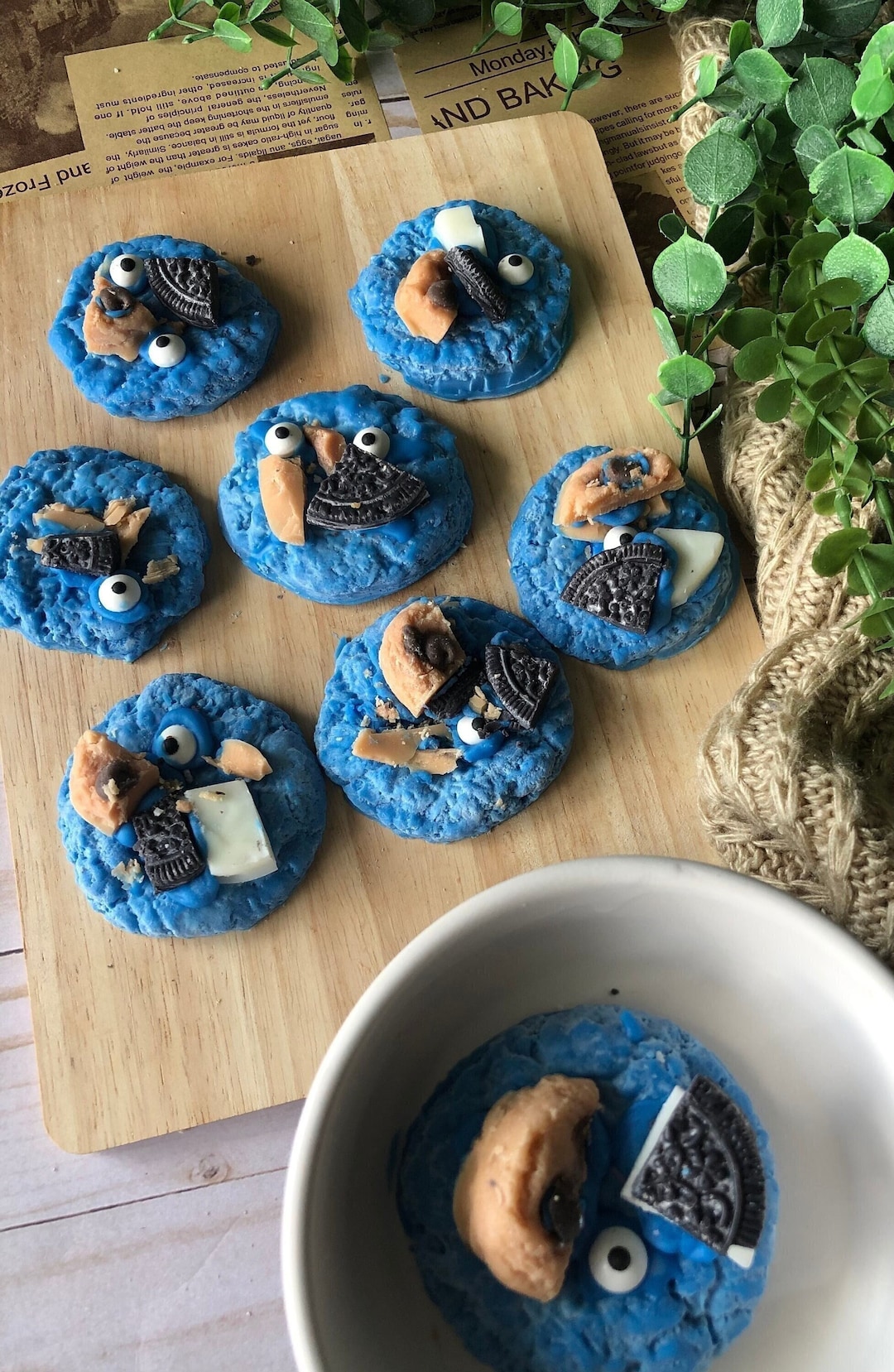 Blue Monster Cookie Wax Melts | Food Wax Melts | Fall Wax Melts | Cute ...