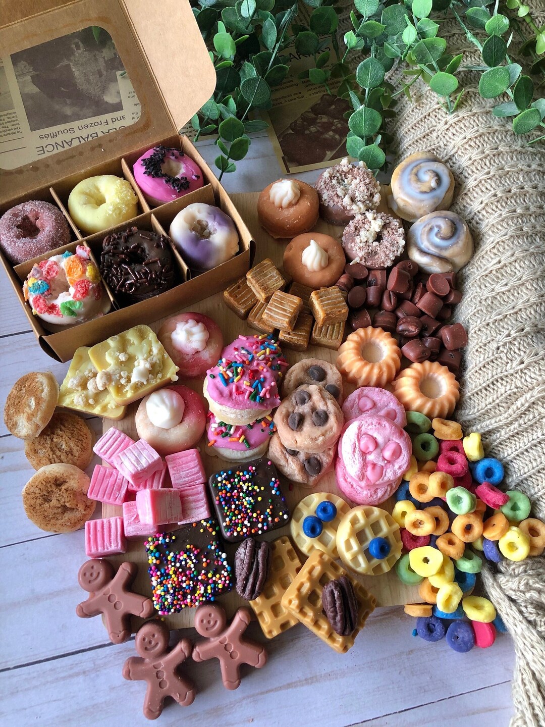 Food Wax Melt Box | Food Shaped Soy Wax Melts for Warmer - Etsy