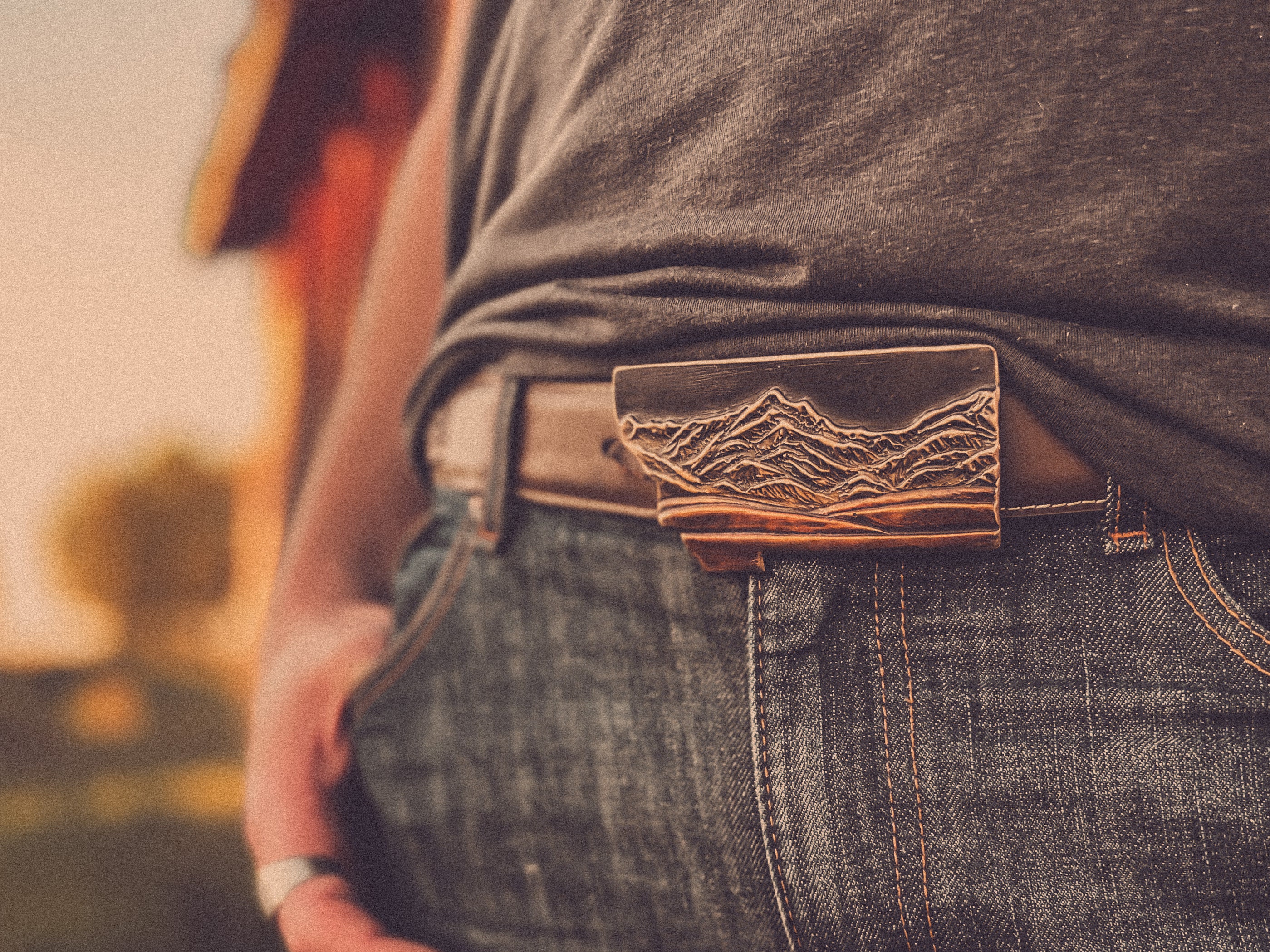 Montana Bridger Mountains - Bronze Belt Buckle - Etsy