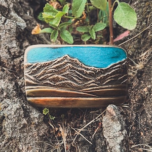 Bridger Mountain Range - Bronze Belt Buckle - Etsy