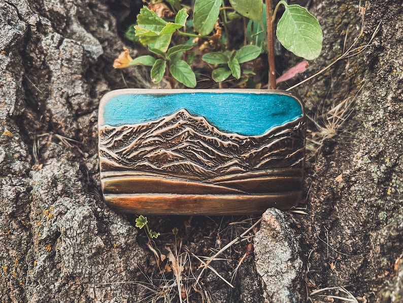 Bridger Mountain Range - Bronze Belt Buckle - Etsy