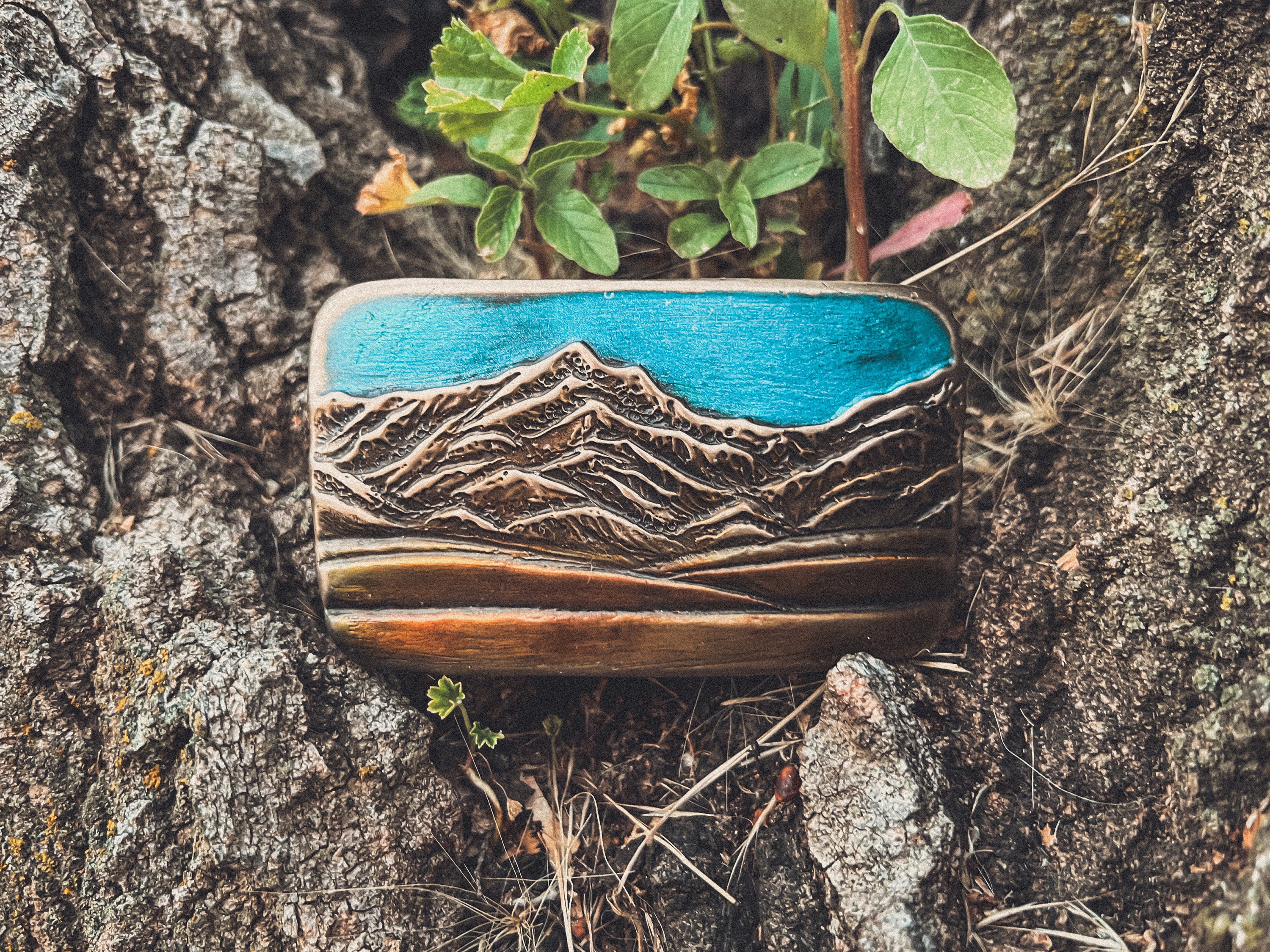 Bridger Mountain Range - Bronze Belt Buckle - Etsy