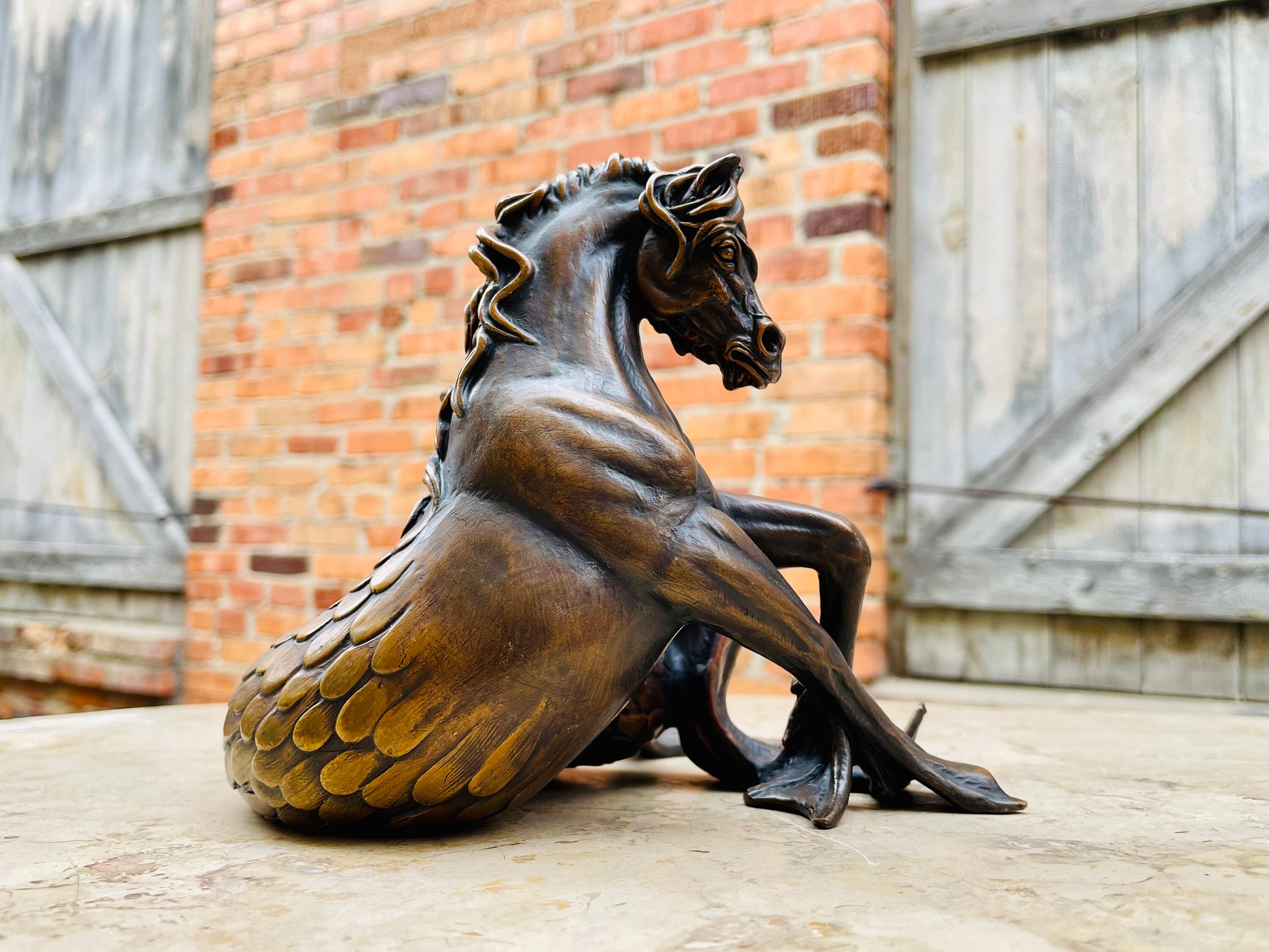 Hippocampus Sculpture - Etsy